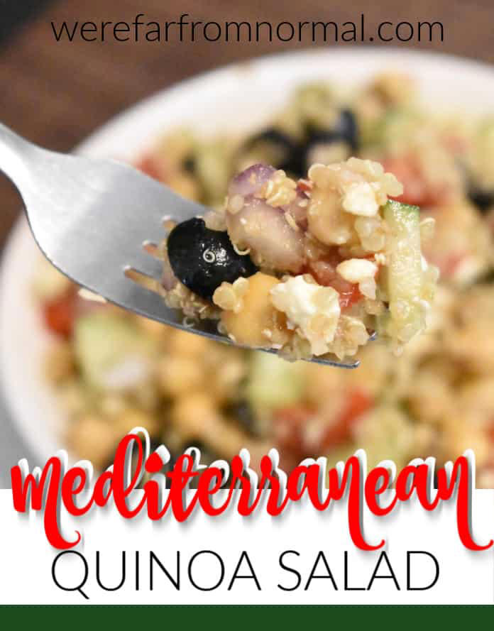 Easy & Delicious Mediterranean Quinoa Salad