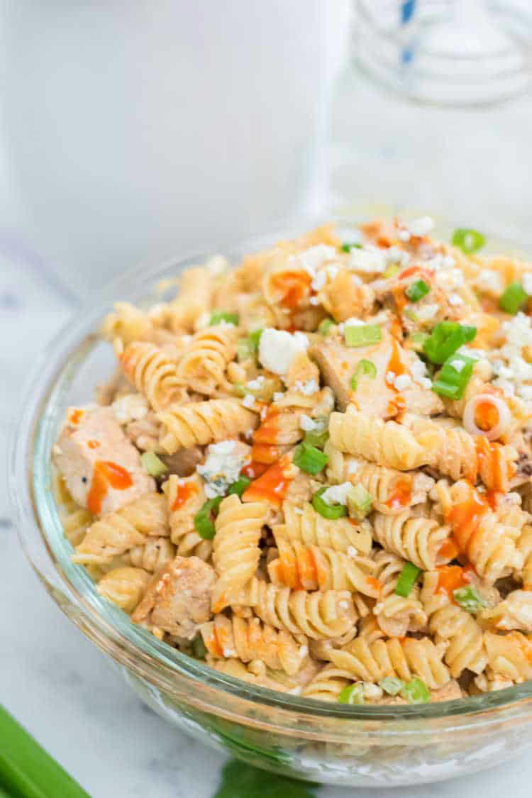 Buffalo Chicken Pasta Salad