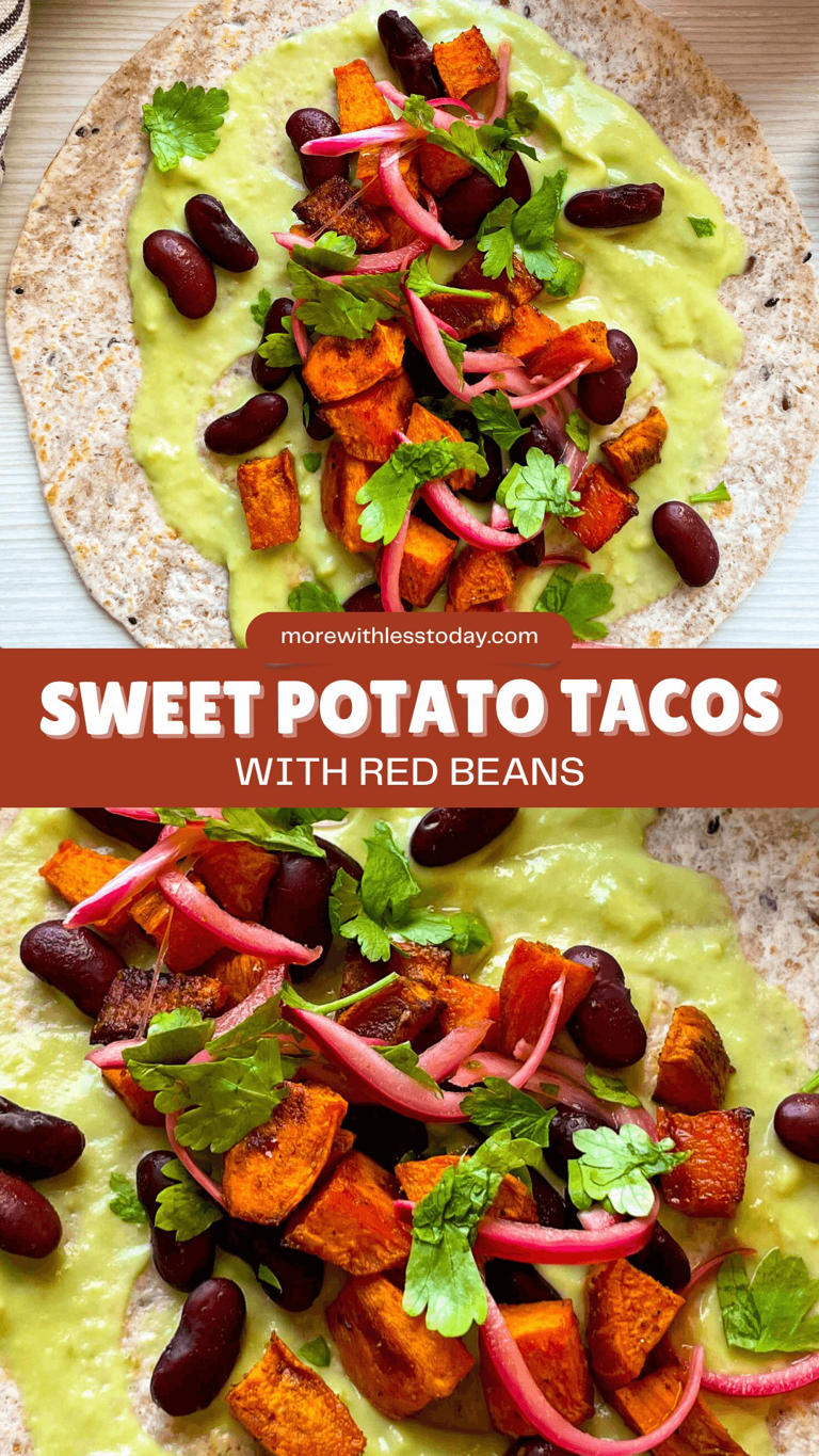 Flavor-Packed Sweet Potato Tacos with Red Beans: A Delicious Vegetarian ...