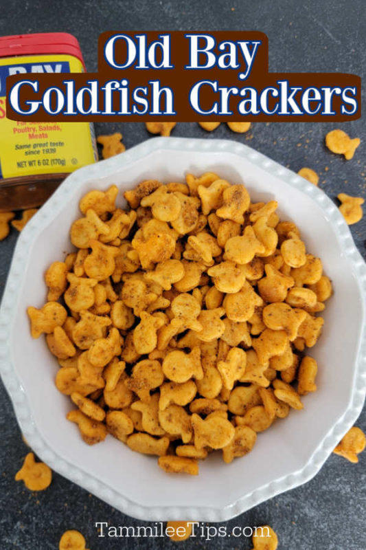 3 Ingredient Old Bay Goldfish Crackers
