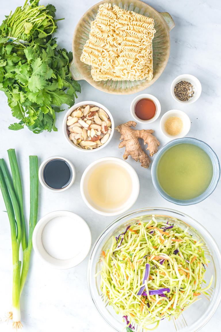 Broccoli Slaw and Homemade Dressing Recipe