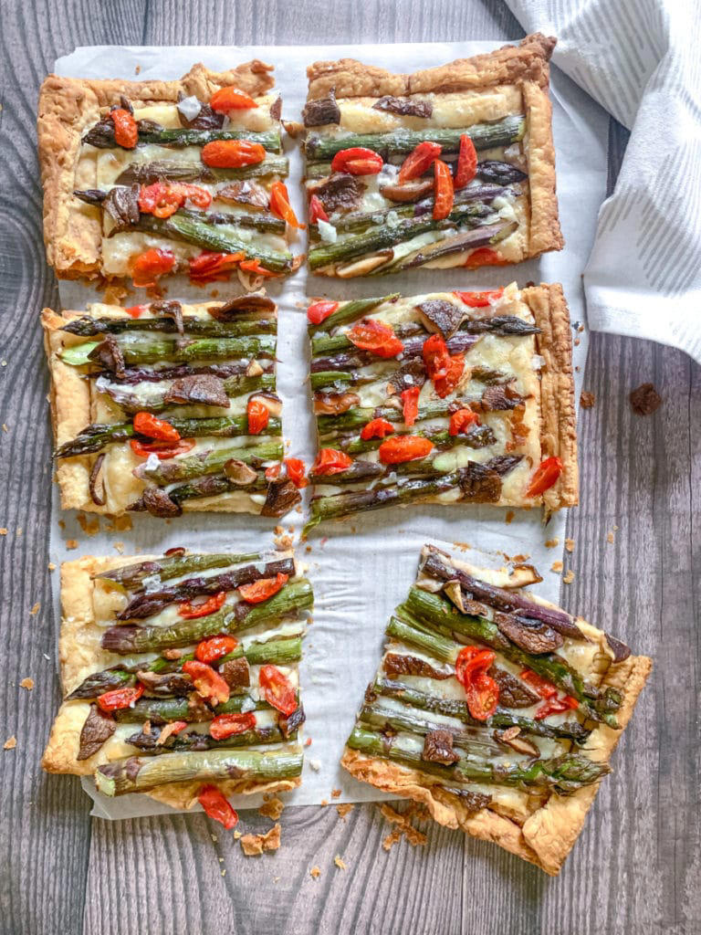 Asparagus Mushroom Tart