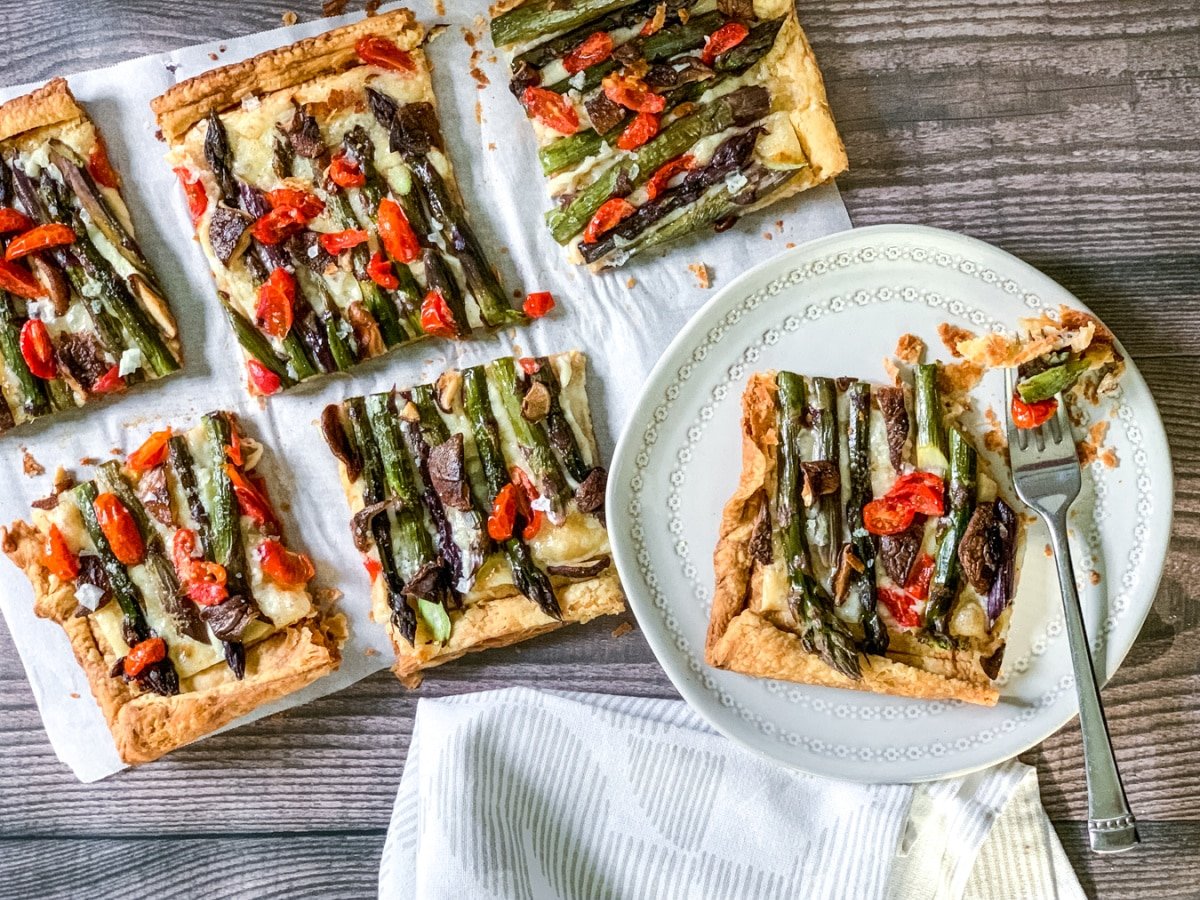 Asparagus Mushroom Tart
