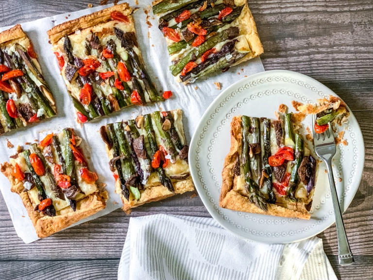 Asparagus Mushroom Tart