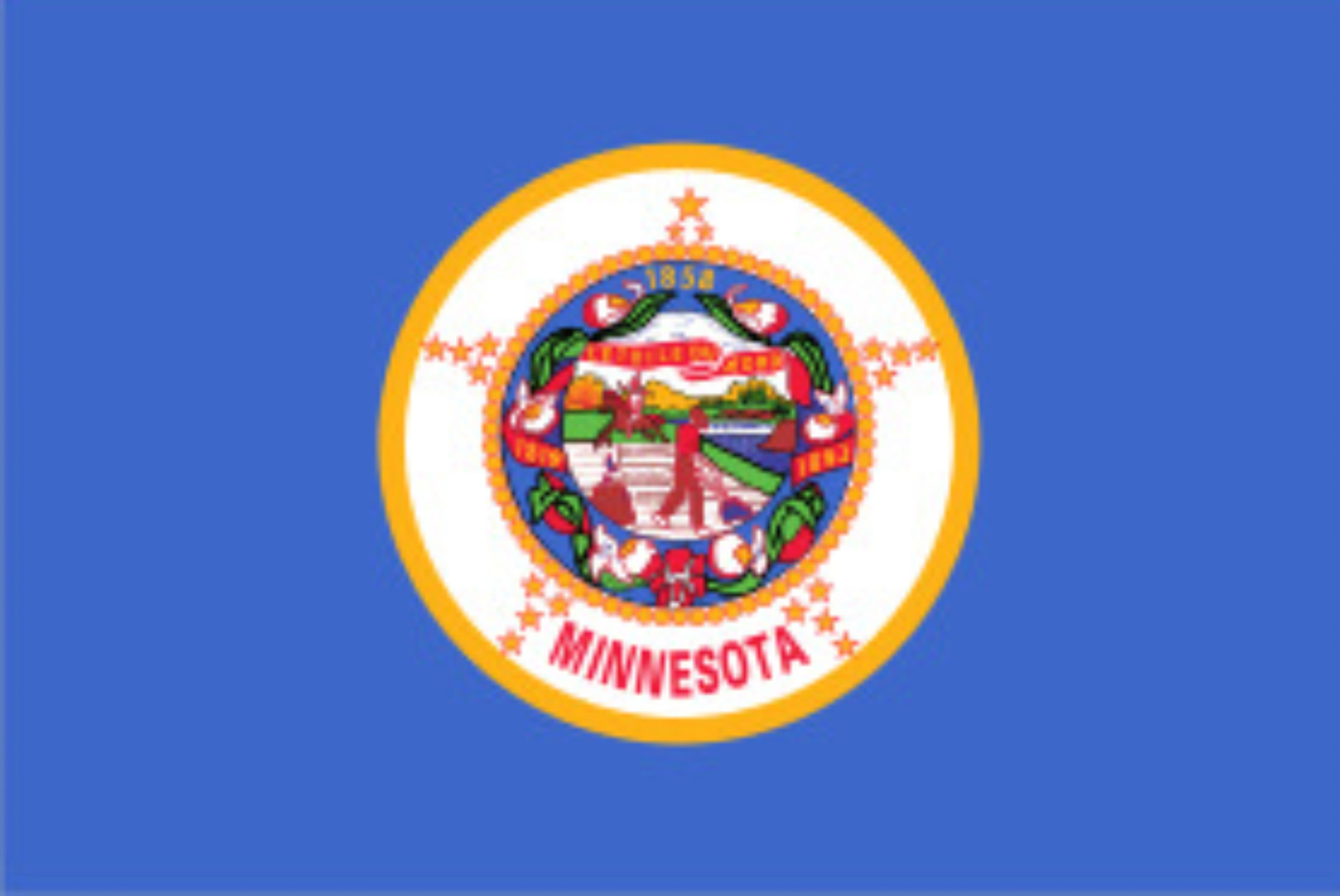 What do the 50 state flags of the US represent?