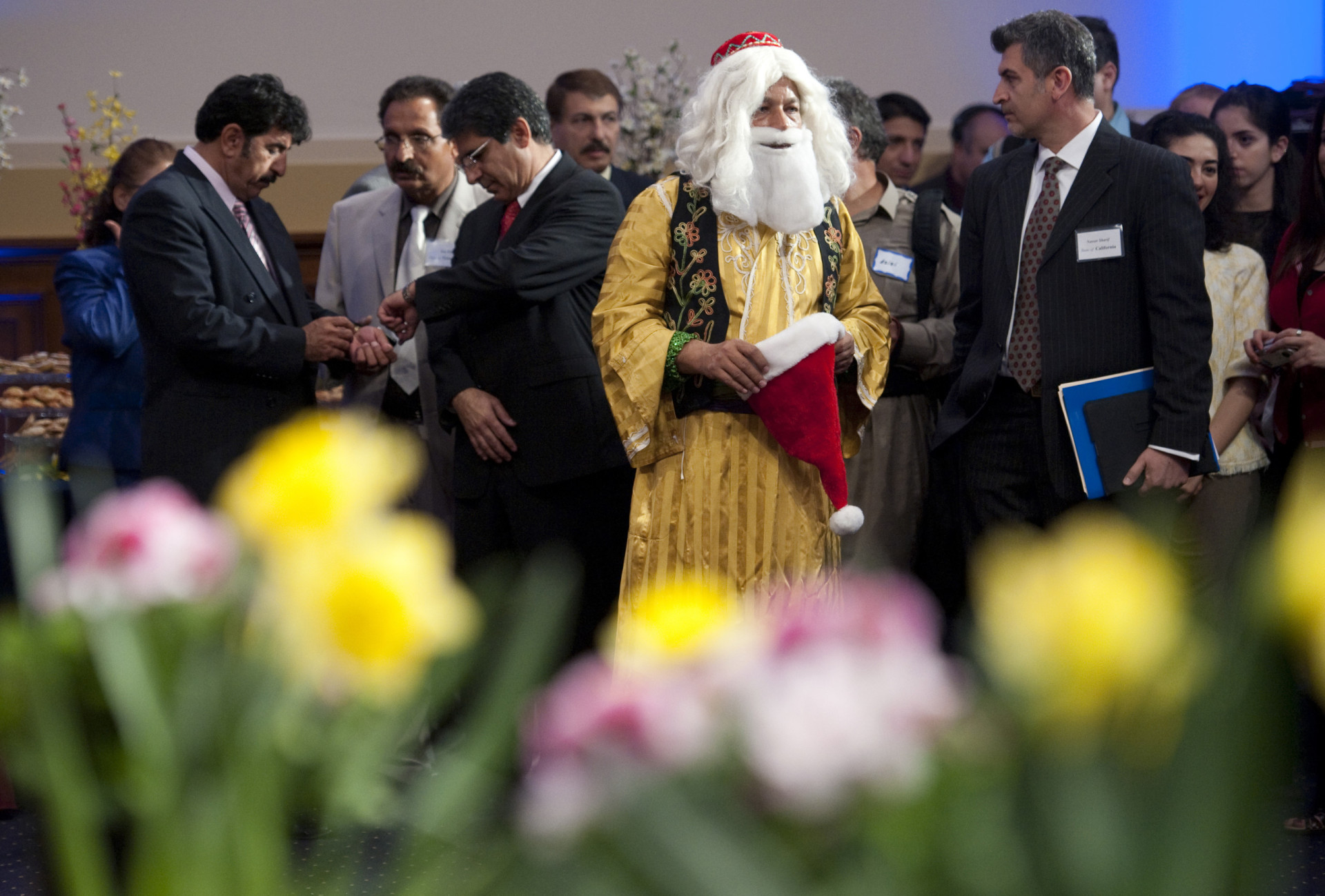 The three Magi and other gift-bringers from around the world