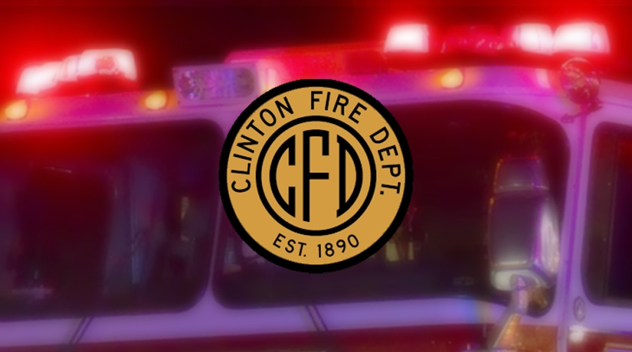 Clinton Fire Department responds to vacant train depot fire