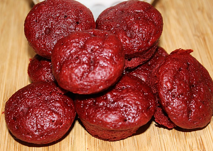Red velvet Weight Watchers muffins