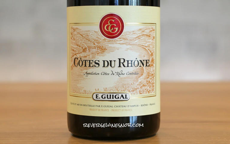 E. Guigal Cotes du Rhone Rouge - A Classic Rhone Value