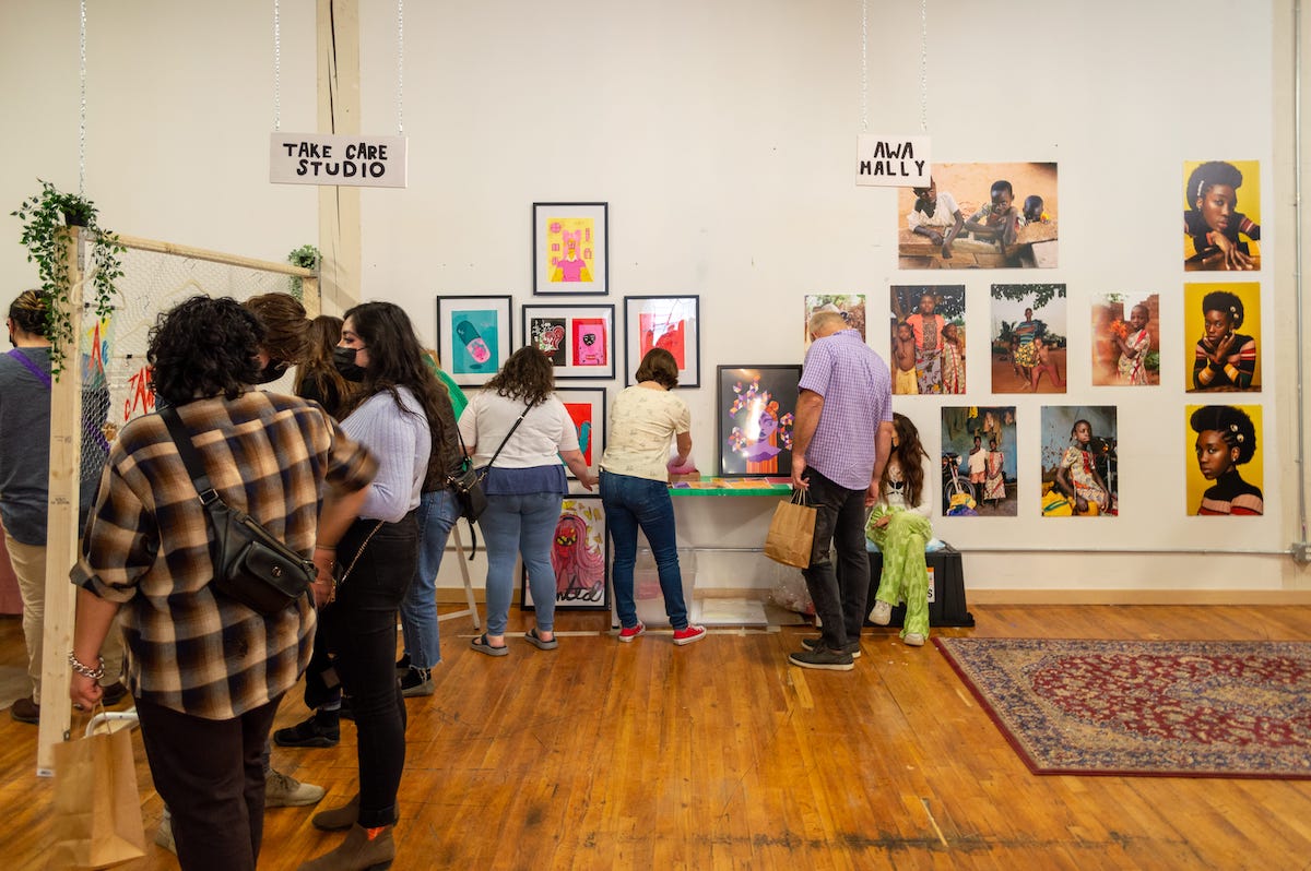 Winter edition open studio series at Northrup King Building