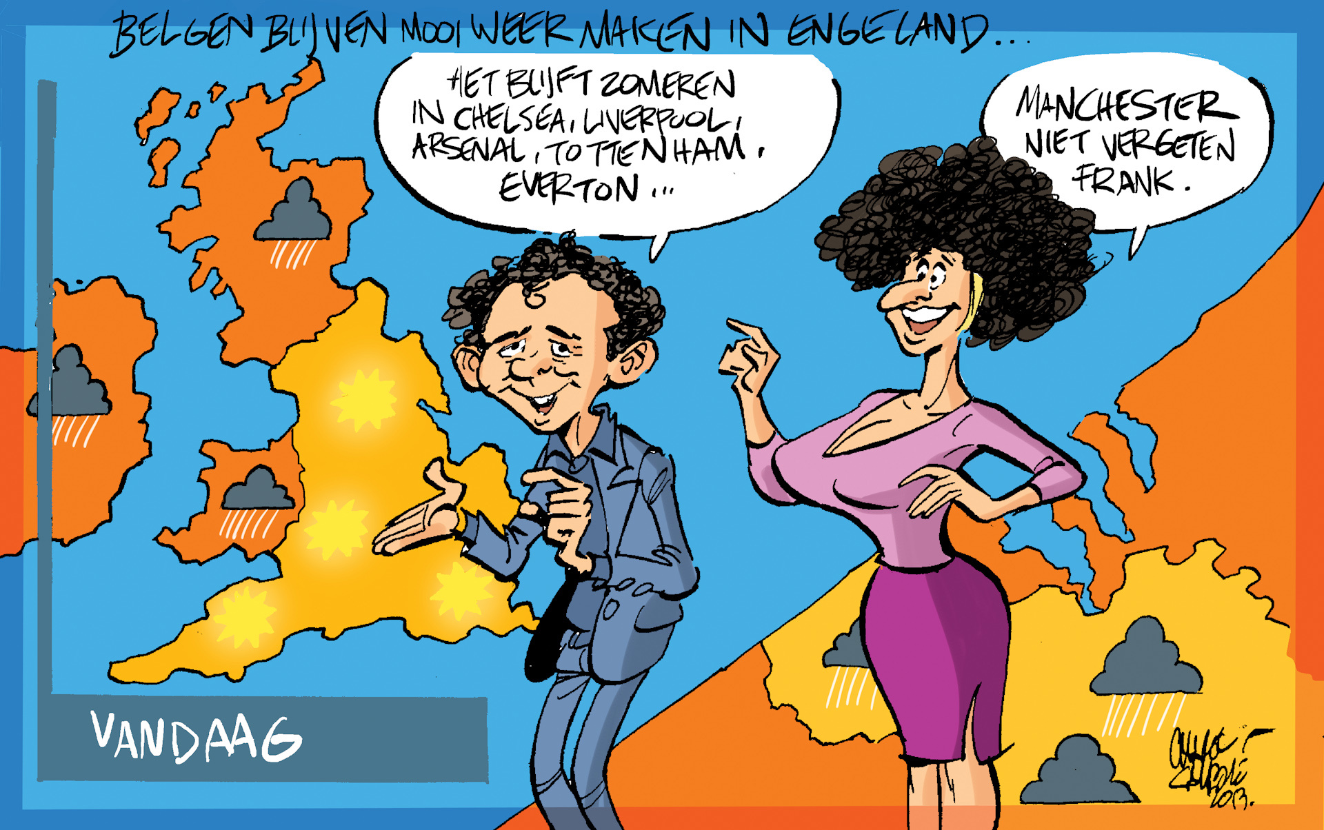 Weervrouw Sabine heeft fantastisch nieuws! Weervrouw Sabine heeft fantastisch nieuws!