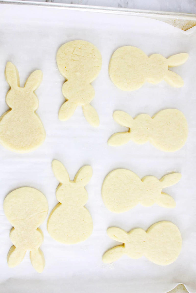 Bunny Tail Lemon Sugar Cookies