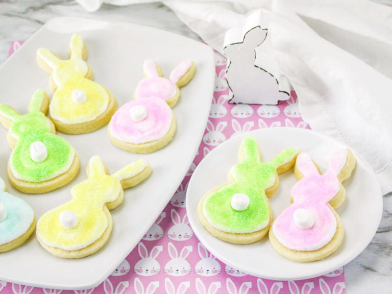 Bunny Tail Lemon Sugar Cookies