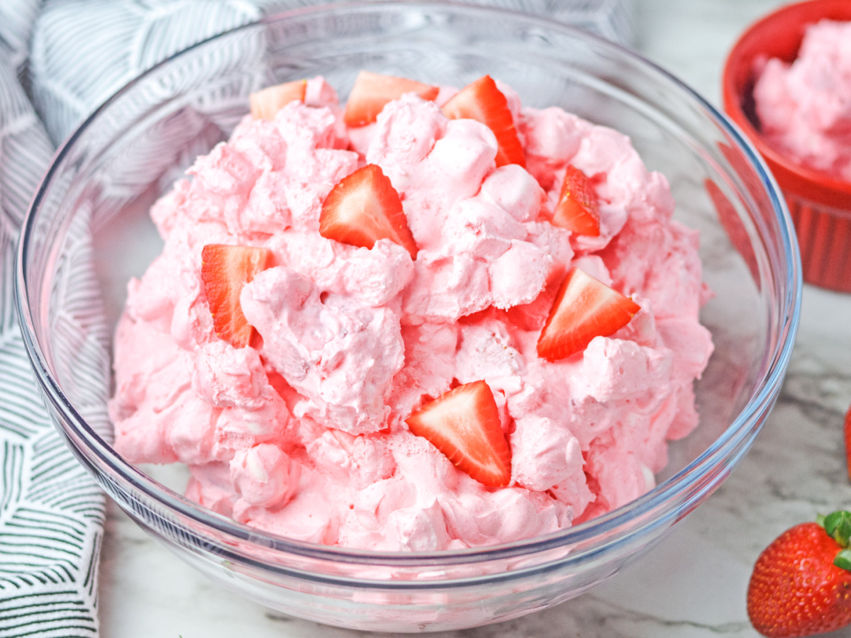 Easy strawberry fluff salad recipe