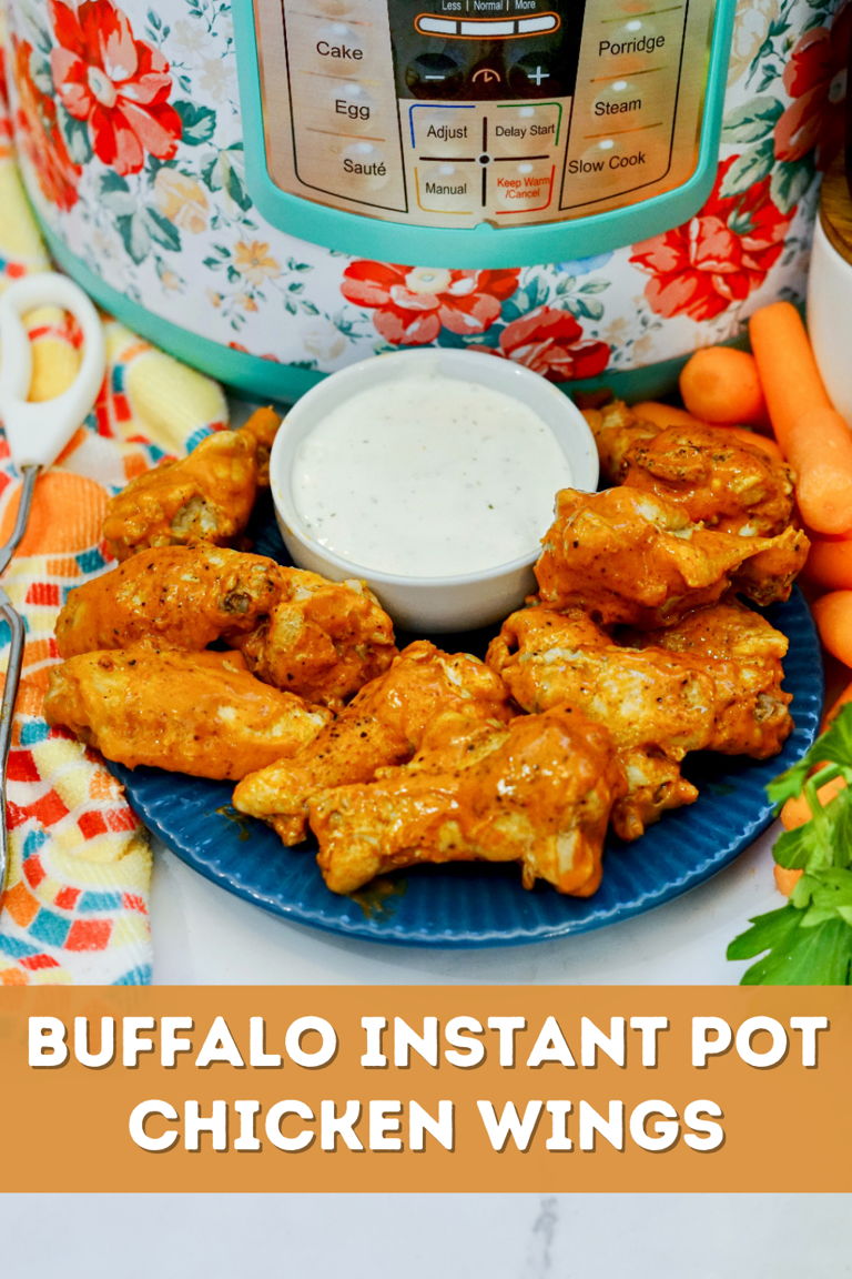 Buffalo Instant Pot chicken wings