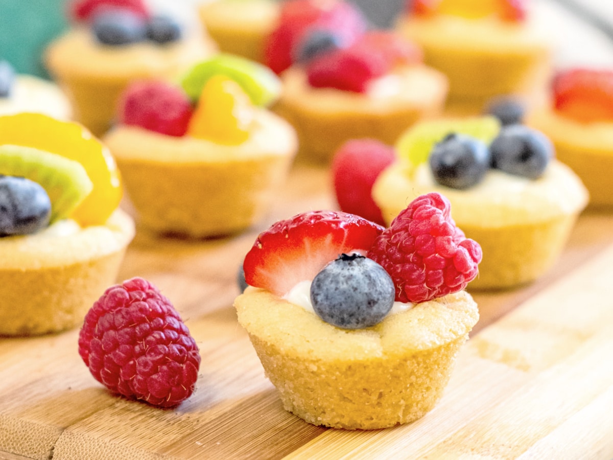 Sugar Cookie Mini Fruit Tarts