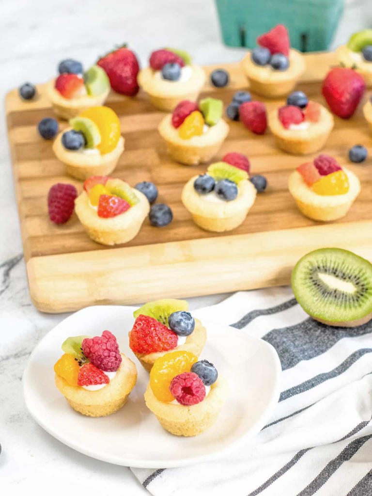 Sugar Cookie Mini Fruit Tarts