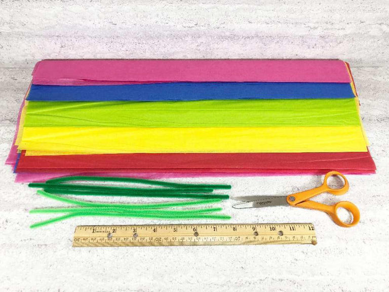 Easy Tissue Paper Flowers