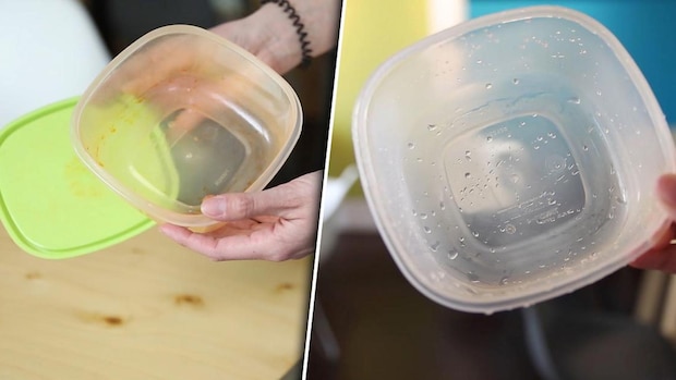 Verfärbte Tupperdosen? Mit diesem Trick sehen sie wieder aus wie neu