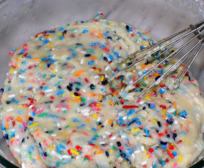 Funfetti cake batter cookies