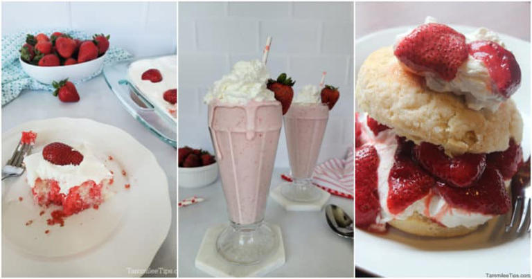 Epic Strawberry Recipes - Cakes, Cocktails, Cookies and more