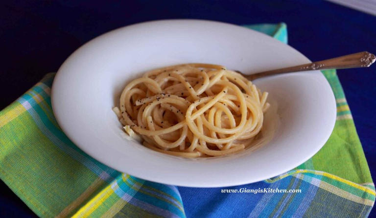 Cacio E Pepe Bucatini – A Roman Tradition