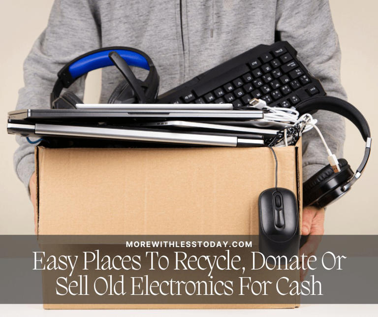 Easy Places to Recycle, Donate or Cash in Fast!