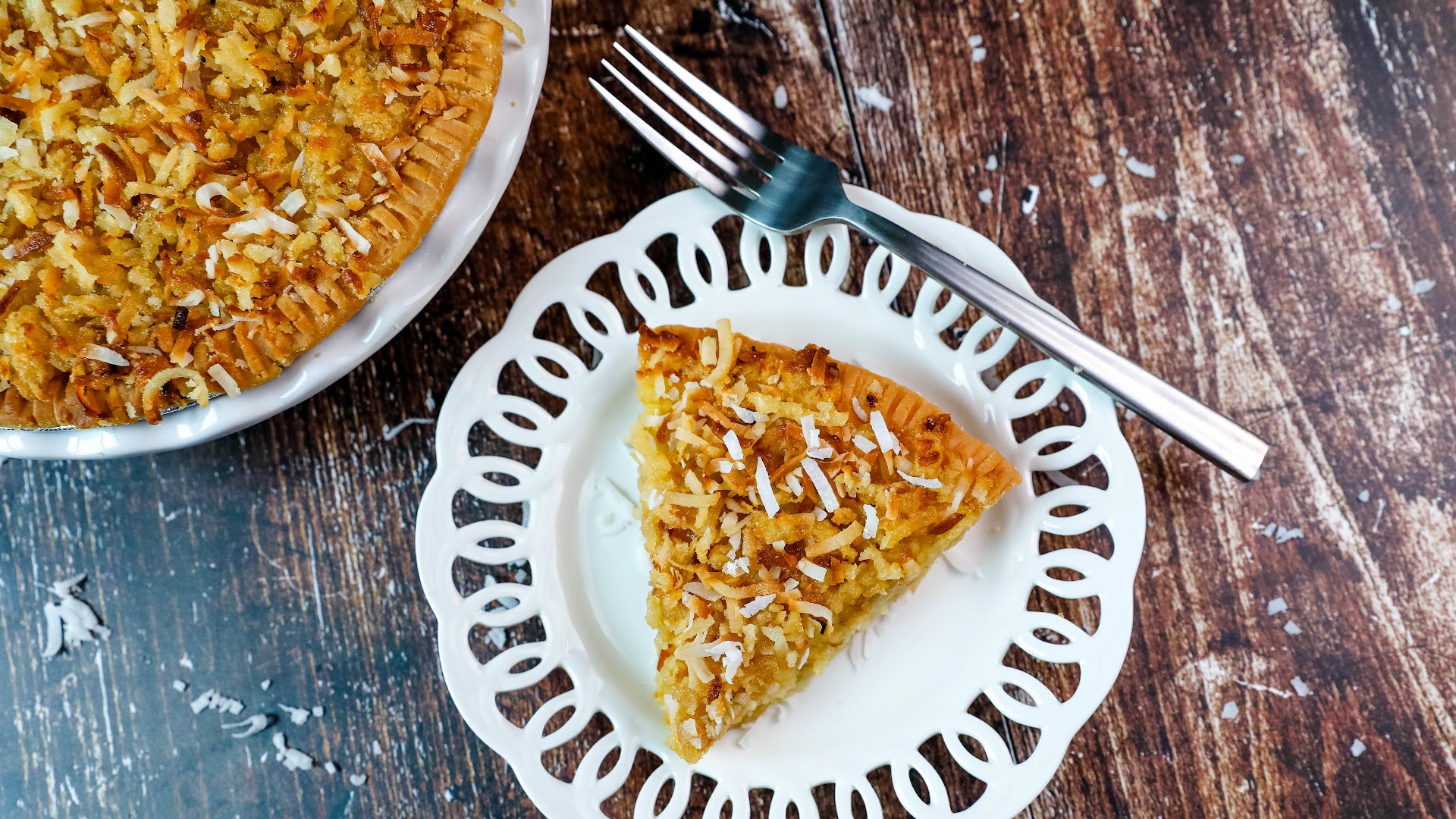 Coconut Custard Pie Is Fantastic Any Time Of Year, But For Some Reason ...