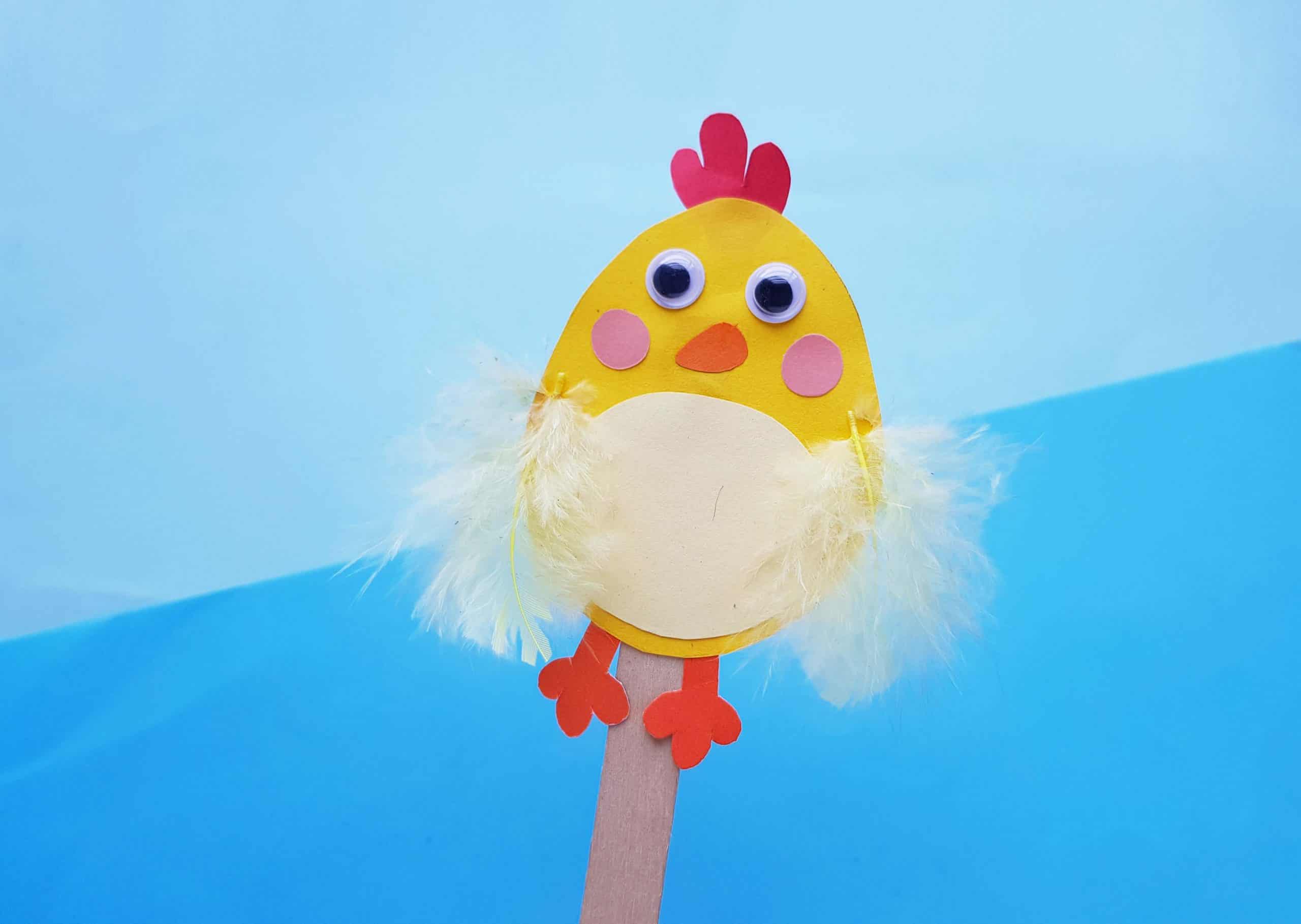 Easy Easter Chick Kids Craft