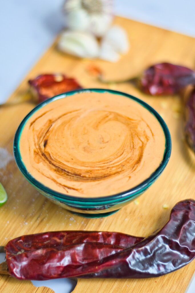 Easy vegan chipotle aioli (use this delicious sauce on everything)