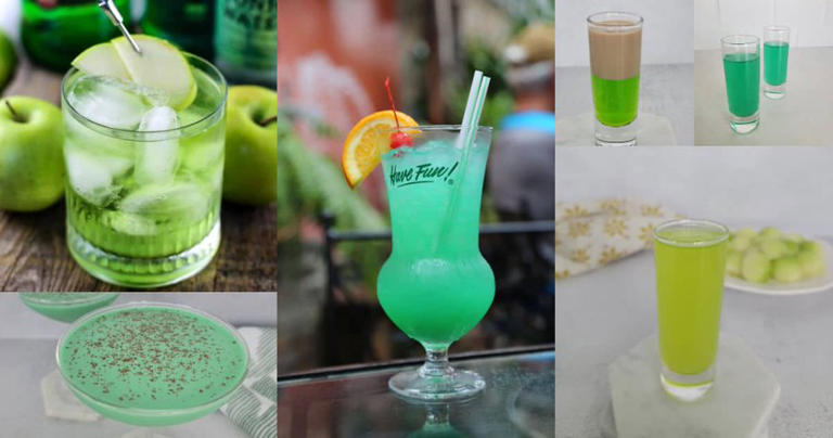 Epic Green Cocktails you can make at home