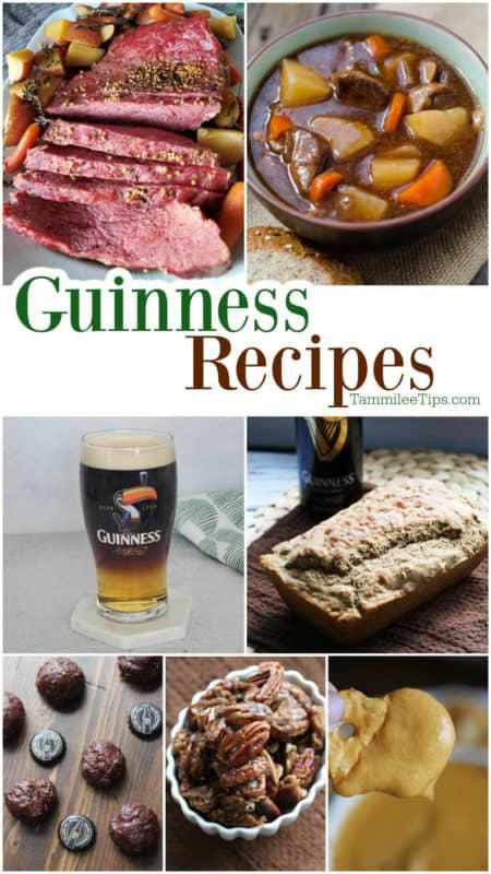 Guinness Recipes (Snacks, Cocktails, Entree and More)