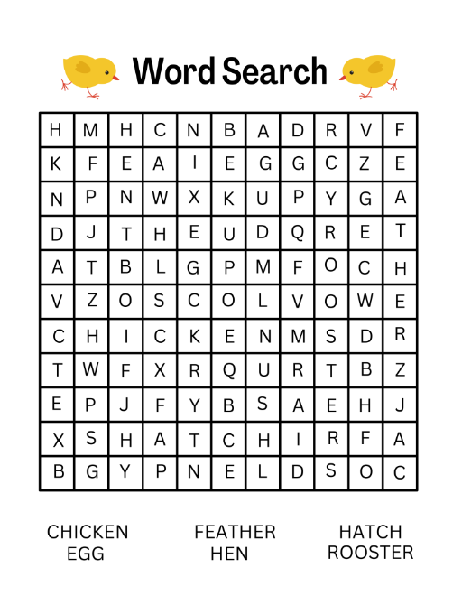 Free Chicken Coloring Pages and Activities