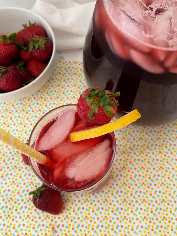 Strawberry Hibiscus Iced Tea Recipe