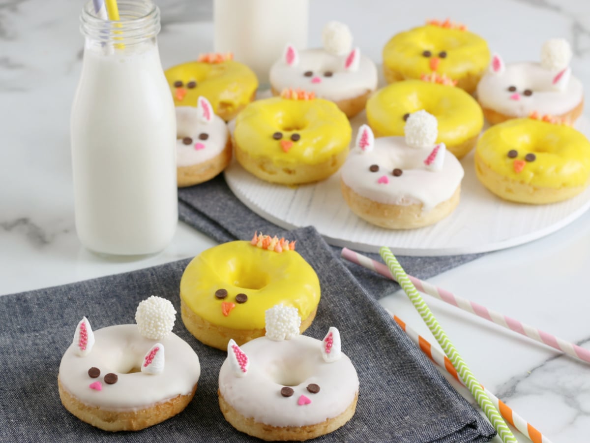 Bunnies and Chicks! How to Decorate Donuts for Easter