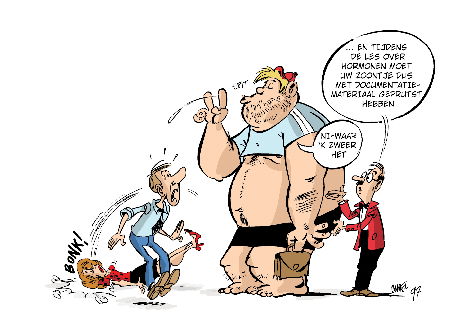 Véronique De Kock in haar gat gebeten