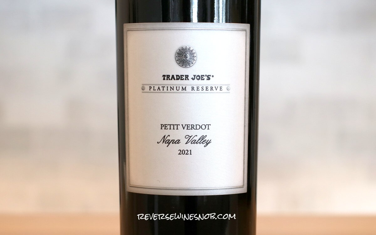 Trader Joe's Platinum Reserve Napa Valley Petit Verdot Review