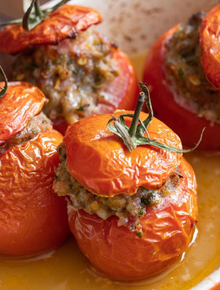 Savory Stuffed Tomatoes