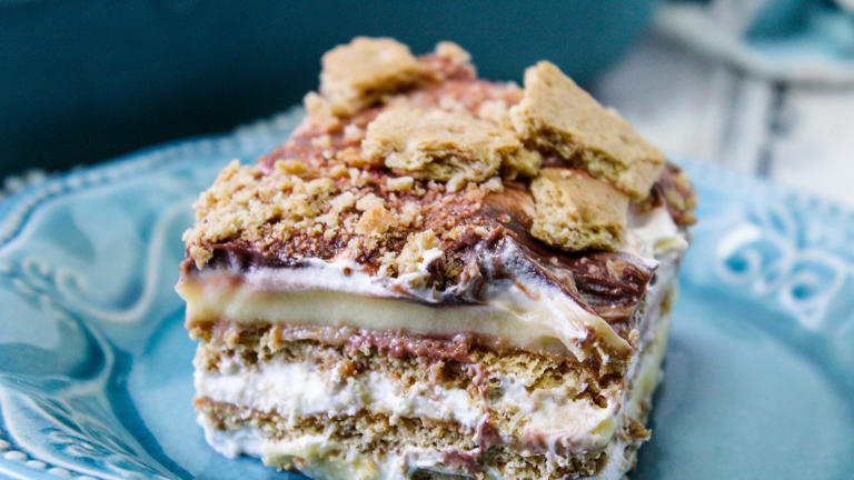This cool and creamy no-bake dessert is so good - Graham cracker pudding