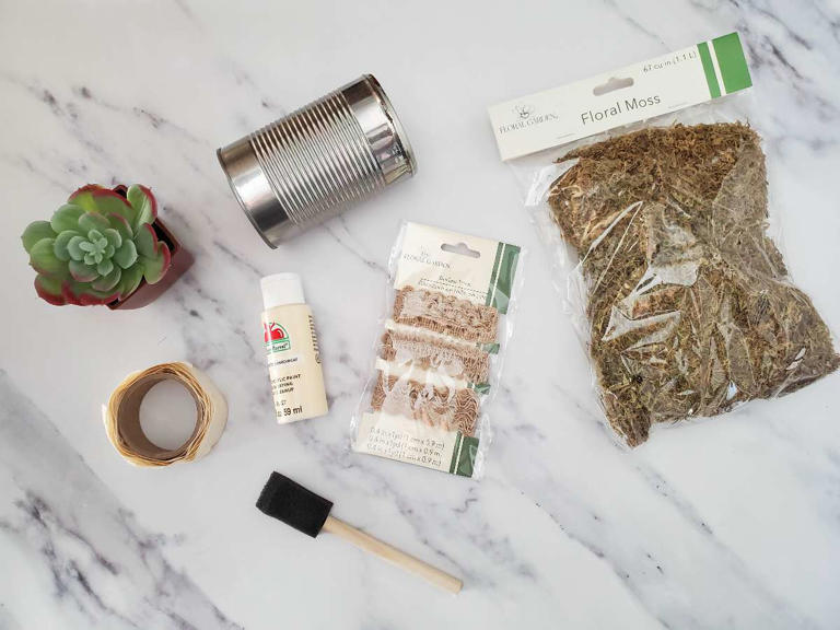 Upcycled Succulent Planter Farmhouse Craft