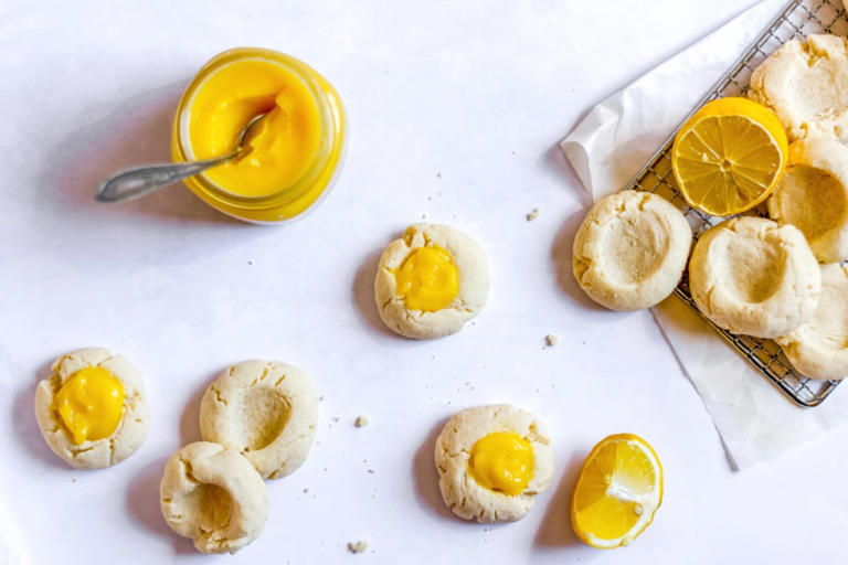 Lemon Curd Cookies