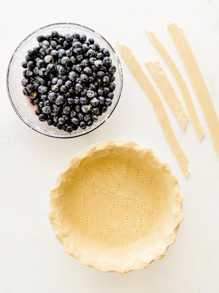 Maine blueberry pie recipe