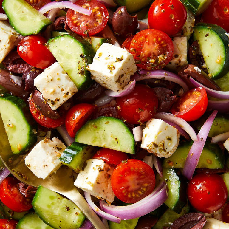 We Made This Greek Salad Once & It Changed Our Entire Personality