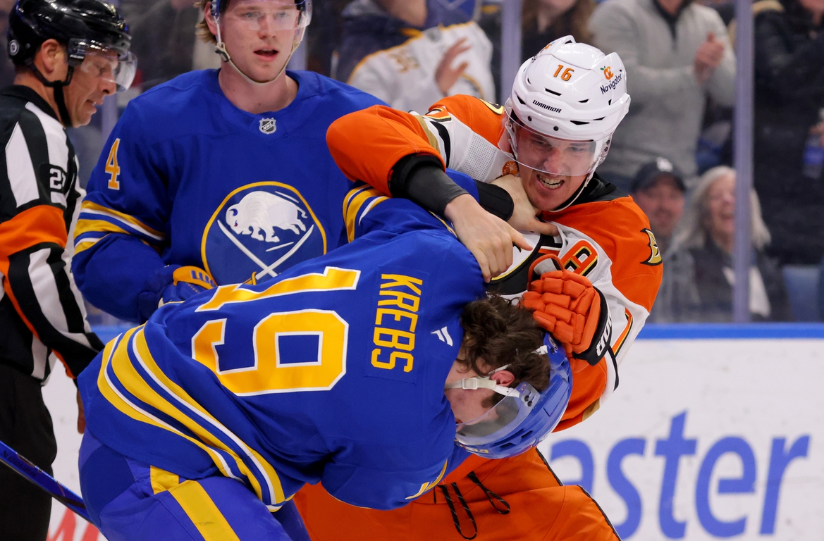 February hockey fight photo collection