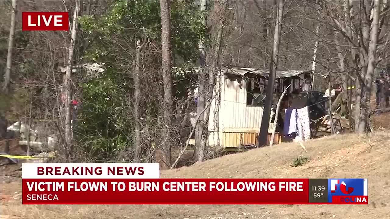 1 dead, 1 flown to burn center following Seneca fire, officials say