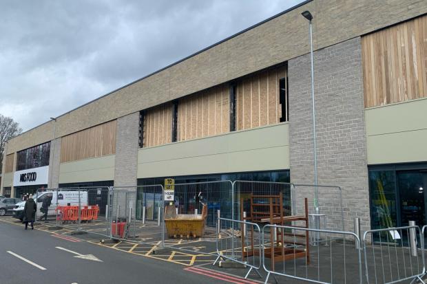 Building work continues at retail park including M&S expansion and new ...