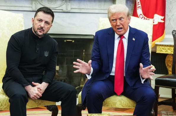 Trump Blasts Reporter for Question About Russia Breaking Ceasefire ...