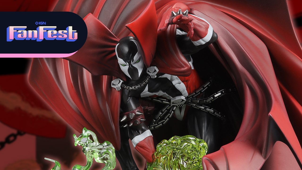 Unboxing Signed Spawn: Black, White & Red All Over Limited Edition Statue | IGN Fan Fest 2025
