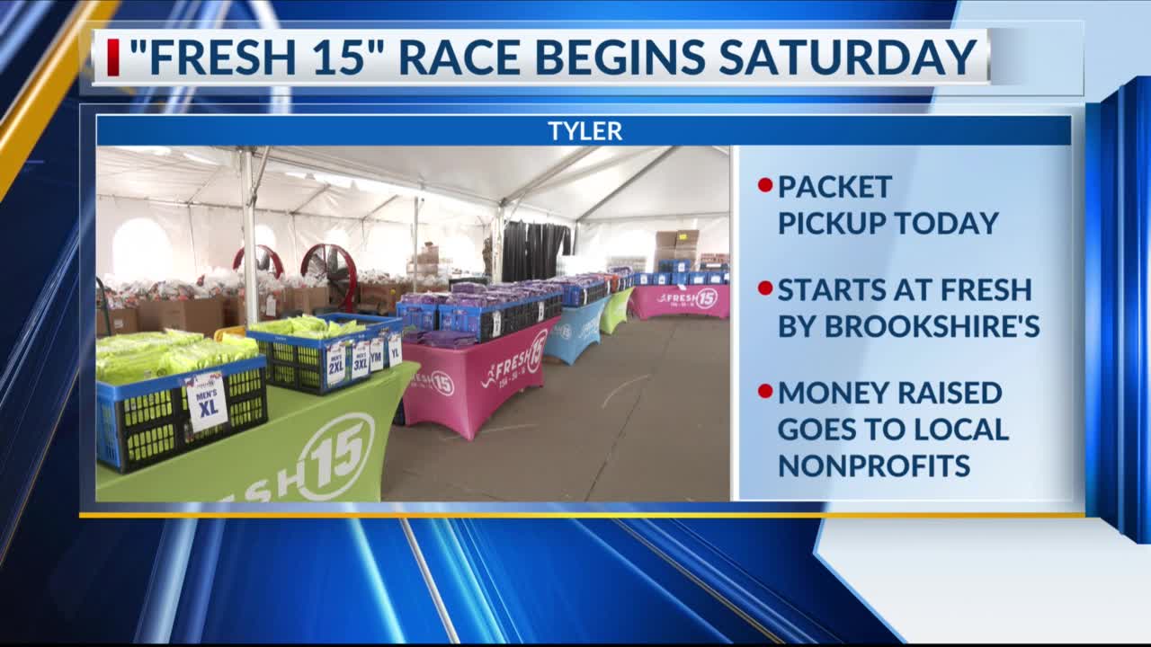 FRESH 15 race packets are available for pick up
