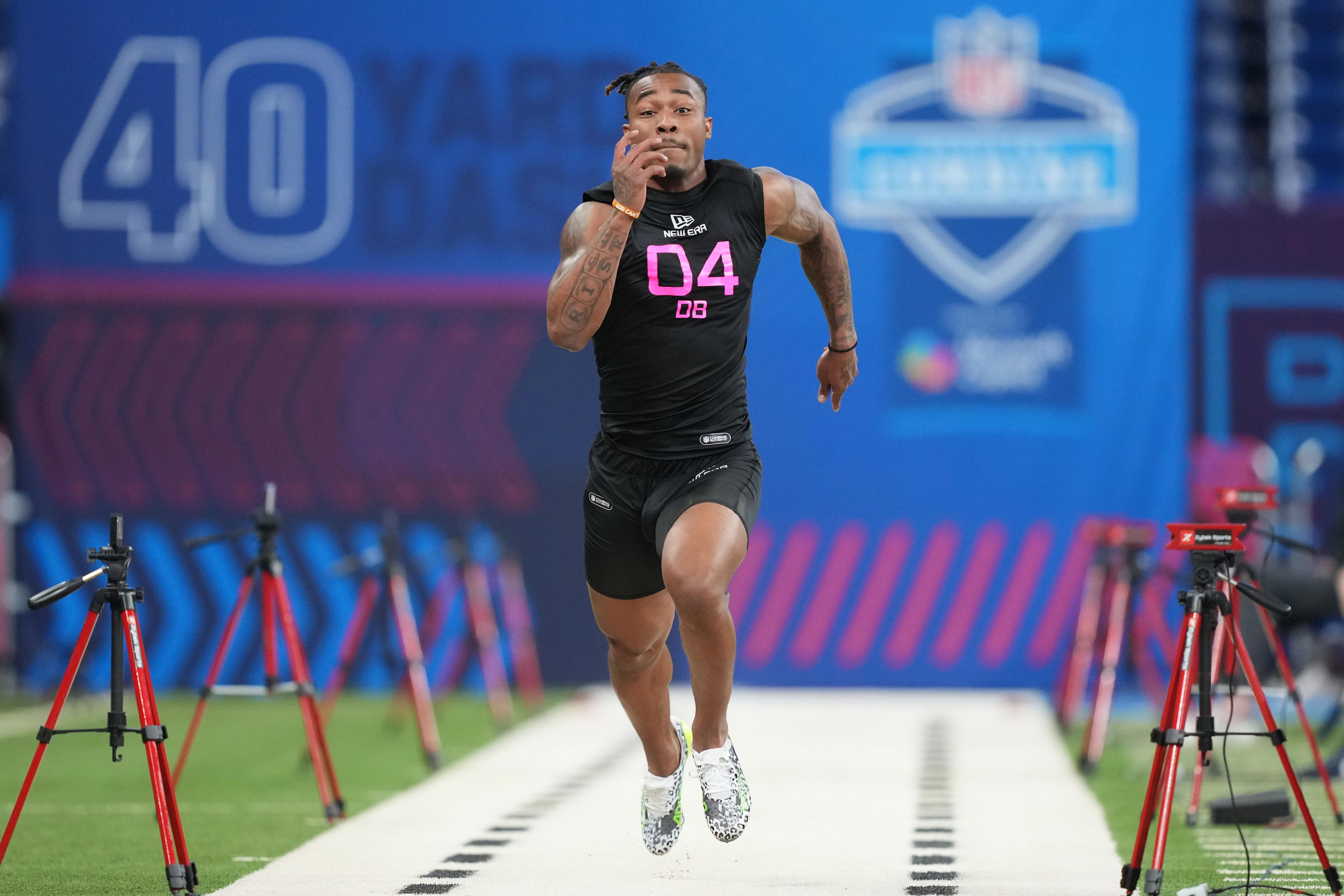 Jahdae Barron 2025 NFL combine performance: 40 time and more